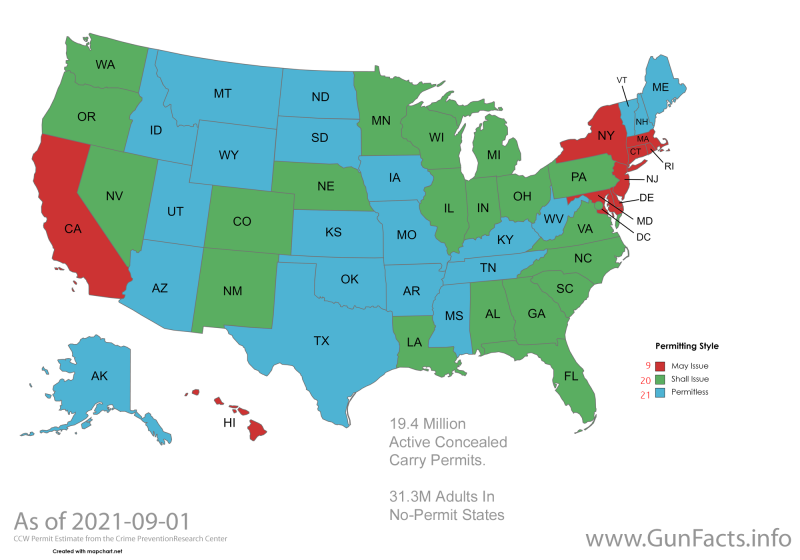 CCW map 2021-09-01 | Gun Facts