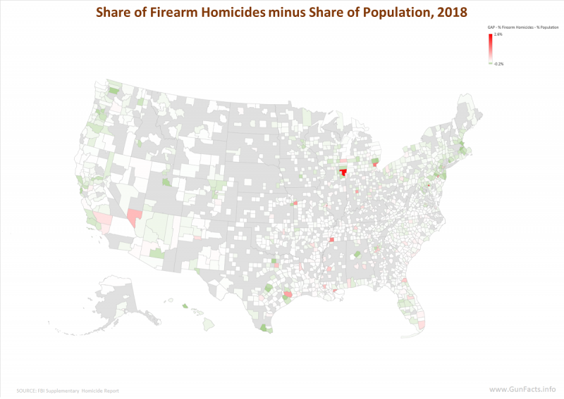 Top 15 Murder Counties | Gun Facts